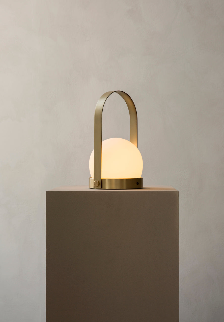 Carrie Table Lamp Burnished Brass – LIGHTIME
