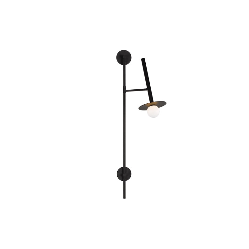 Nodes Large Pivot Sconce Black – LIGHTIME