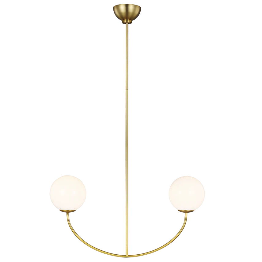 Galassia Two Light Linear Chandelier – LIGHTIME